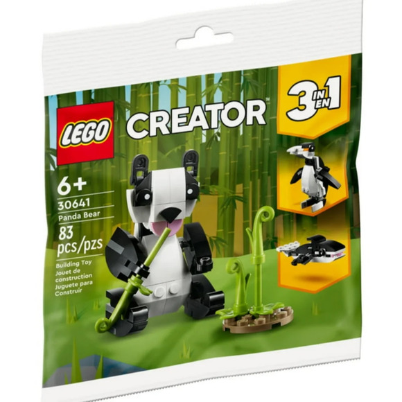 Lego | Toys | Lego Creator 3in 3641 Panda Bear | Poshmark